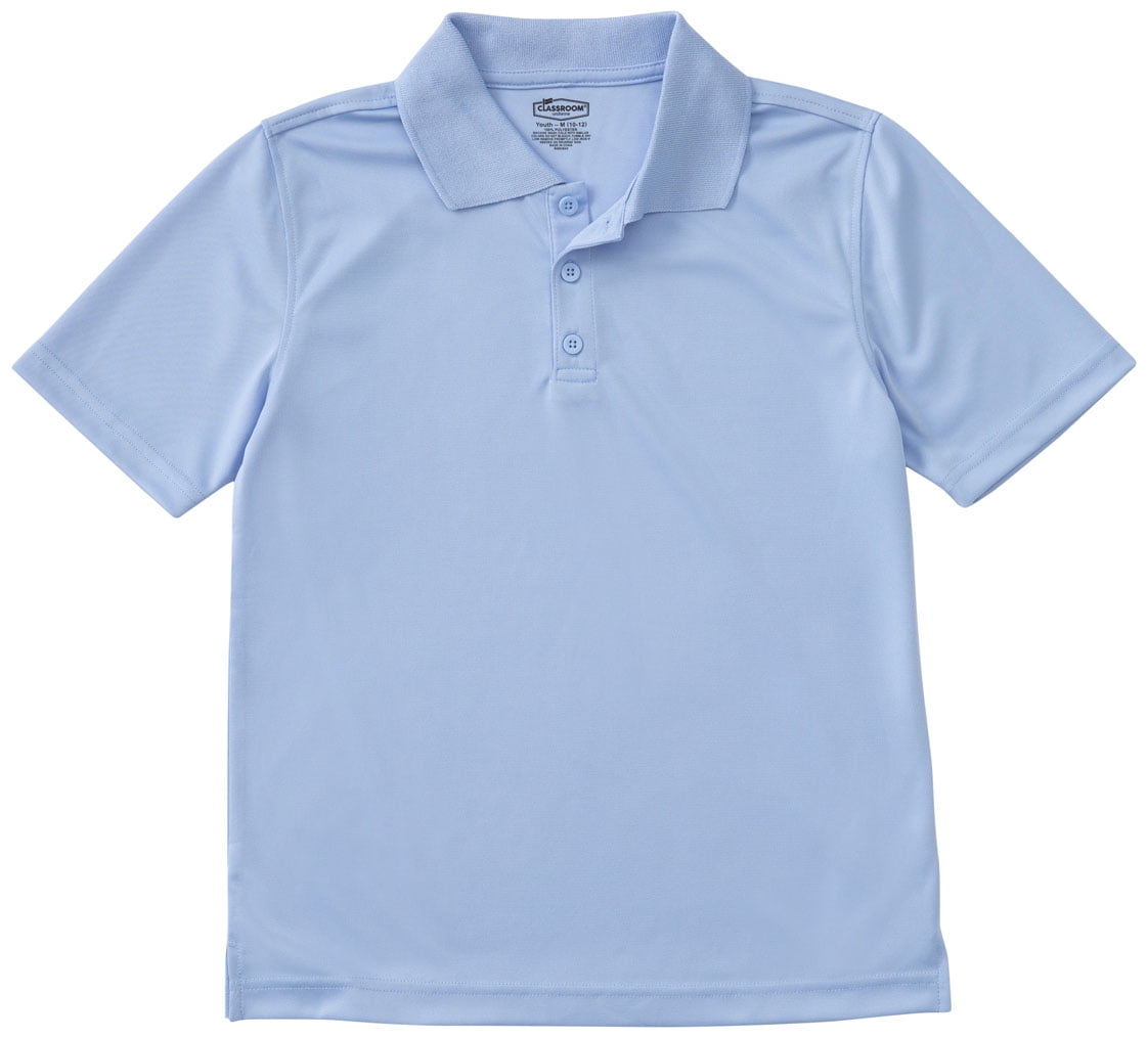 Classroom School Uniforms Adult Unisex 2XL Light Blue Moisture Wicking ...