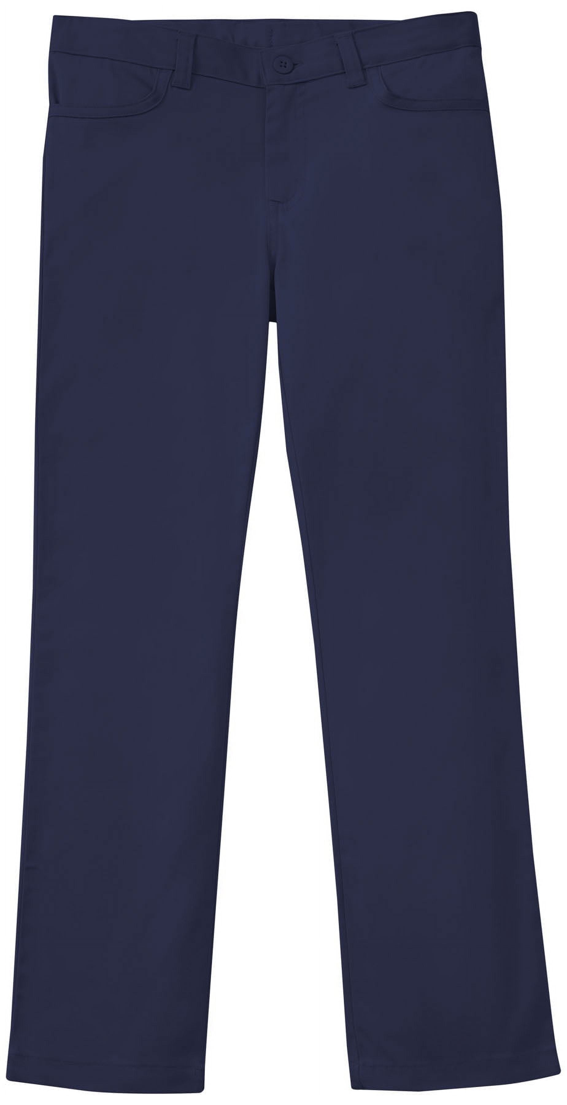 Walmart Classroom School Uniforms Big Kid Adjustable Stretch Twill Pant ...