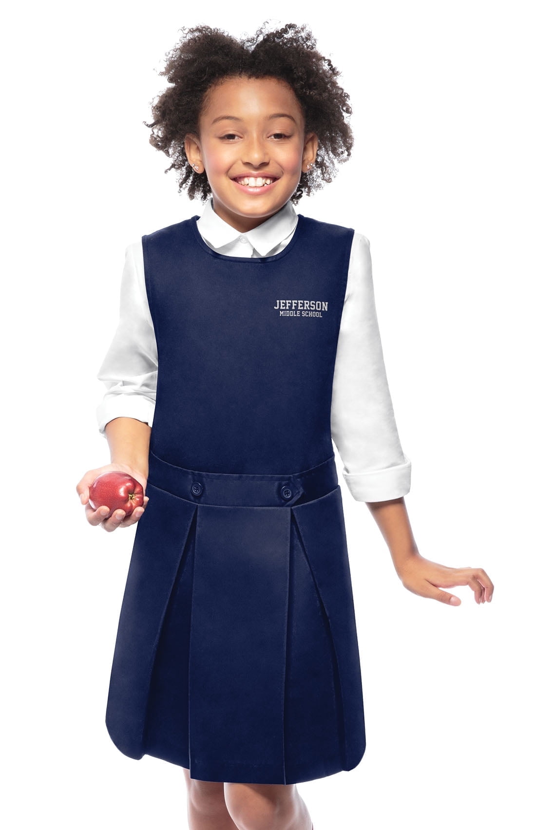 Classroom School Uniforms Kick Pleat Jumper - Walmart.com