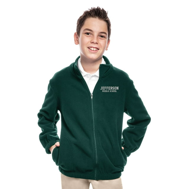 Classroom School Uniforms Big Kid Polar Fleece Jacket 59202, XS, Hunter ...