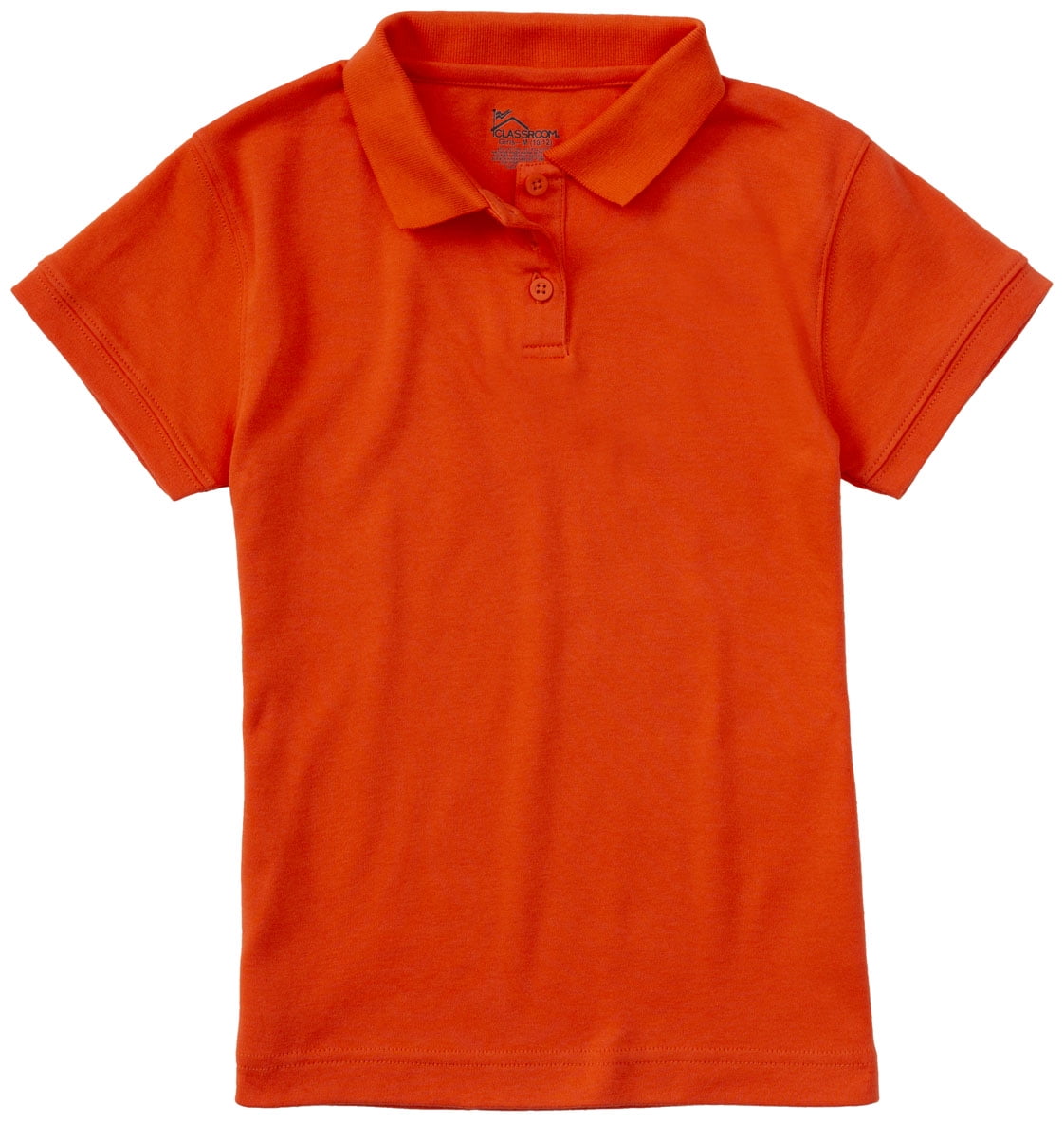 Classroom School Uniforms Big Kid Short Sleeve Fitted Interlock Polo ...