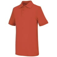 Hanes Boys School Uniform 4-18 EcoSmart Jersey Polo Shirt - Walmart.com