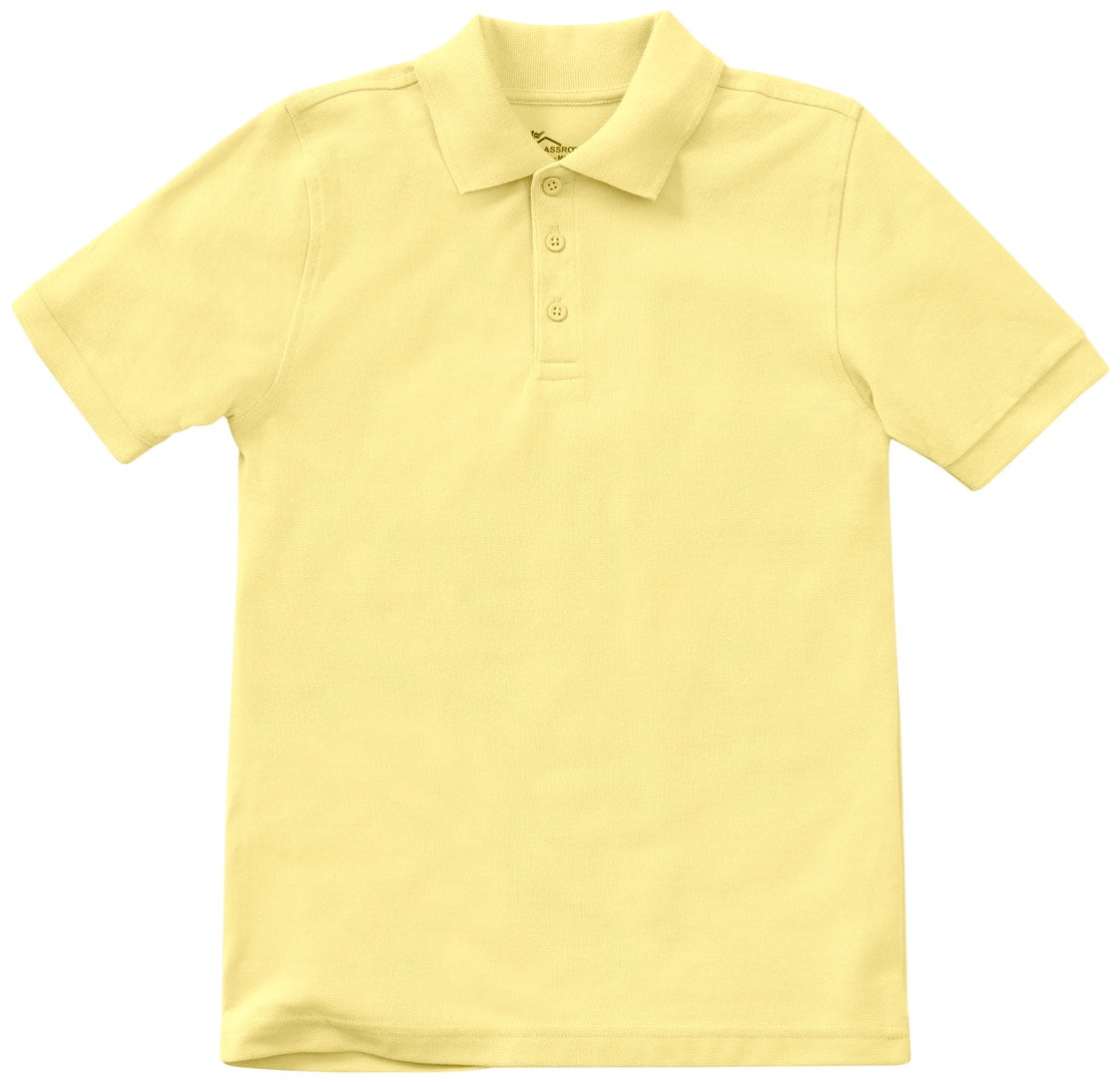 Classroom School Uniforms Big Kid Short Sleeve Pique Polo 58322, S ...