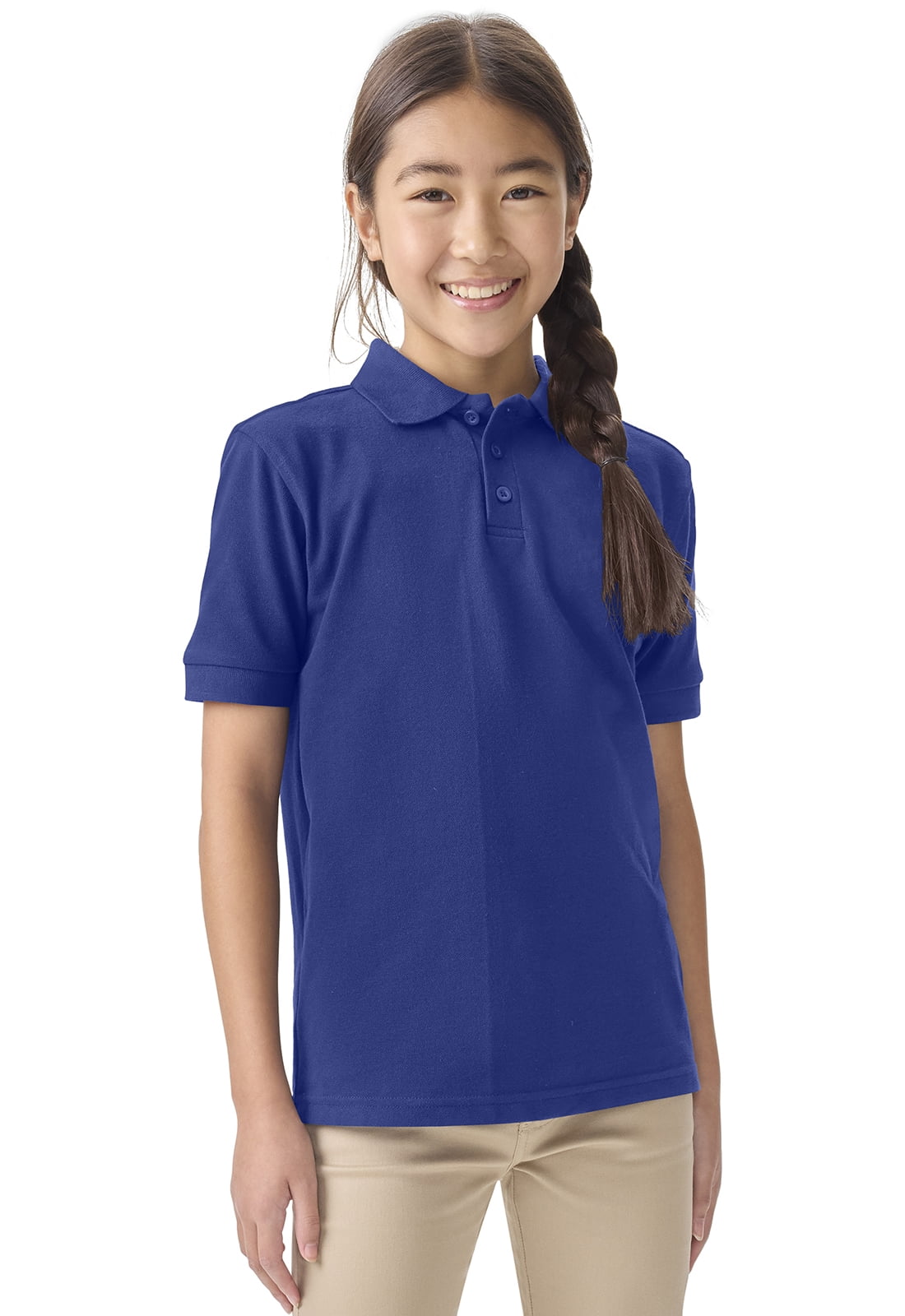 Classroom School Uniforms Big Kid Short Sleeve Pique Polo CR832Y, S, SS ...