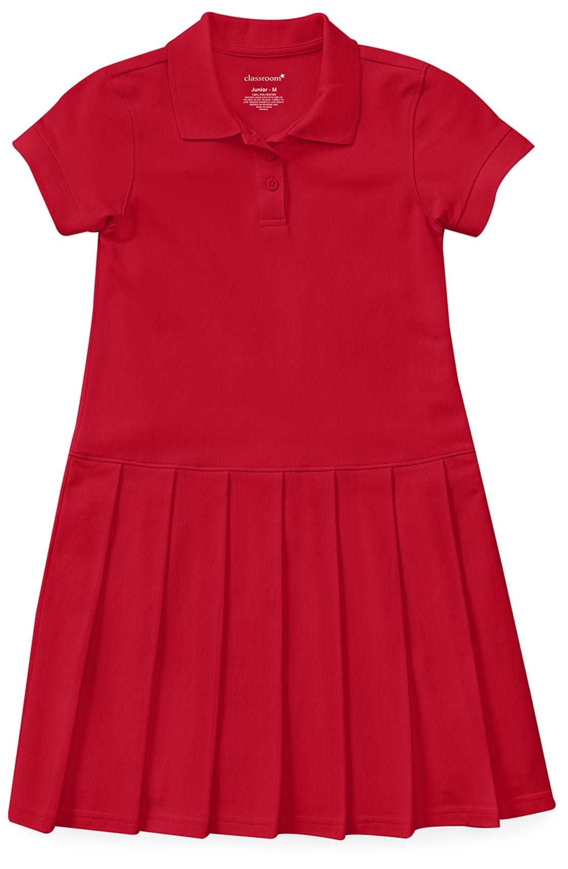 Classroom School Uniforms Little Kid Pique Polo Short Sleeve Dress Red ...