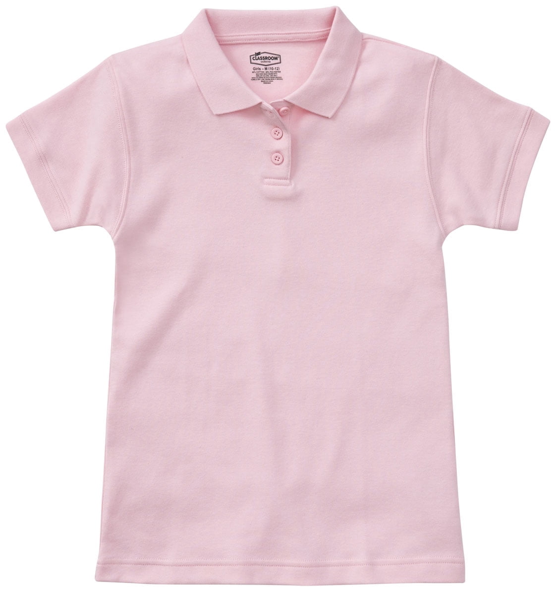 Classroom School Uniforms Short Sleeve Fitted Interlock Polo CR858 ...