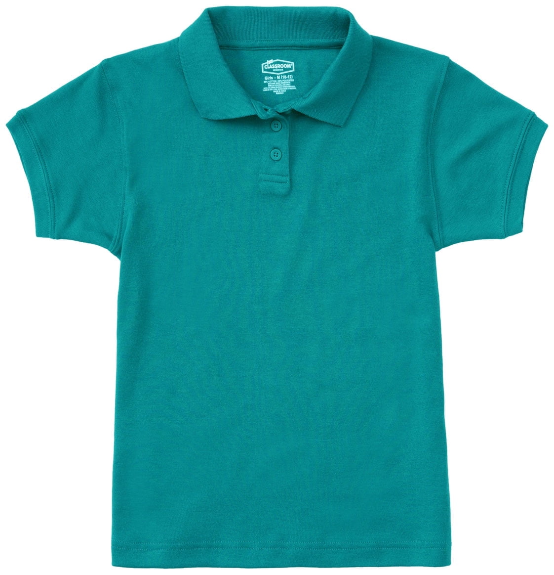 Classroom School Uniforms Short Sleeve Fitted Interlock Polo CR858 ...