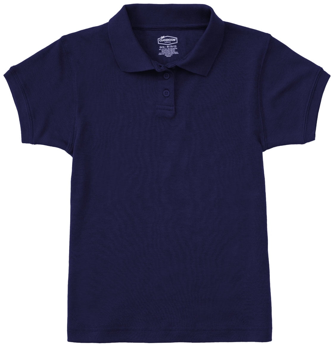 Classroom School Uniforms Short Sleeve Fitted Interlock Polo CR858 ...