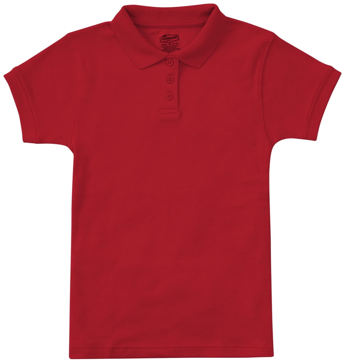Classroom School Uniforms Short Sleeve Fitted Interlock Polo CR858 ...