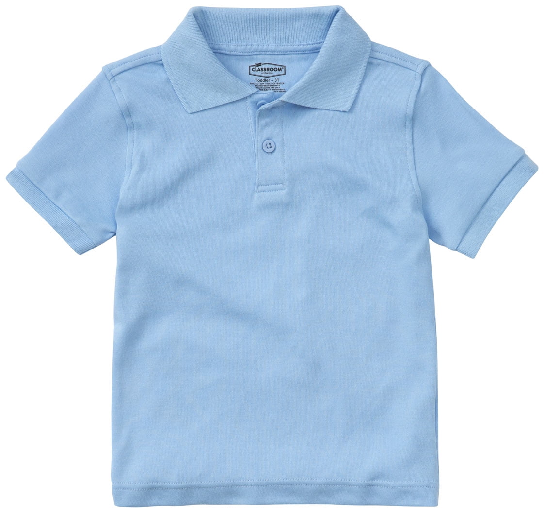 Classroom School Uniforms Toddler Short Sleeve Interlock Polo 58830, 2T ...