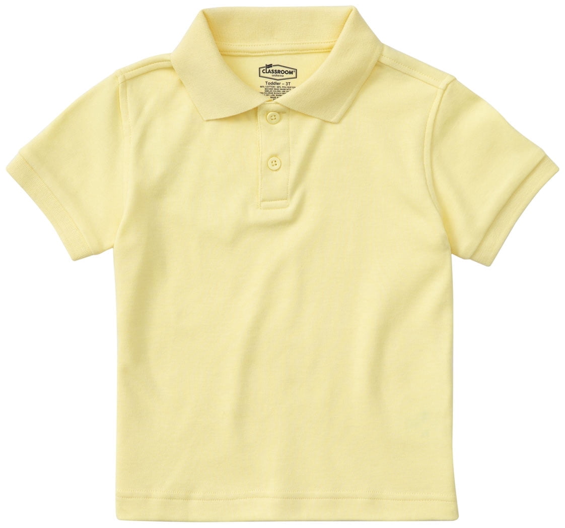 Classroom School Uniforms Adult Short Sleeve Interlock Polo CR891 ...