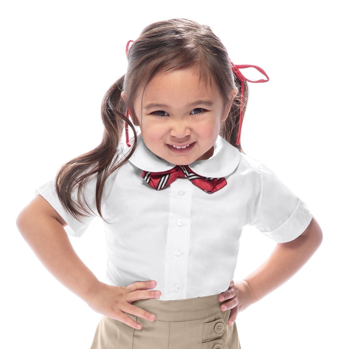 Classroom School Uniforms Short Sleeve Peter Pan Blouse - Walmart.com