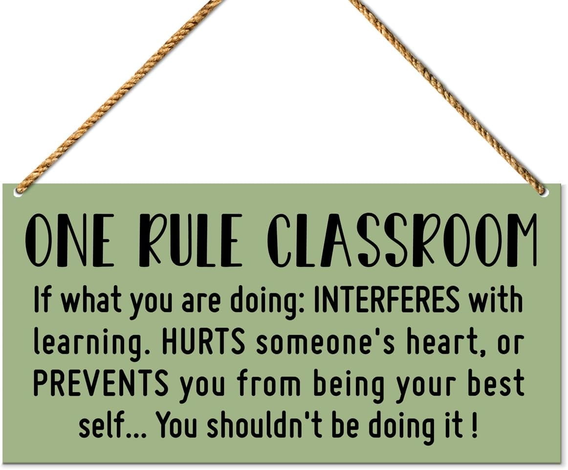 Classroom Sign Wood Decor Kids Classroom Inspirational Wall Decor ... Classroom Sign Wood Decor Kids Classroom Inspirational Wall Decor ...