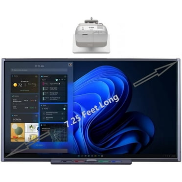 Smart Technologies Interactive Whiteboard 87', Learning Suite, 20 Touch ...
