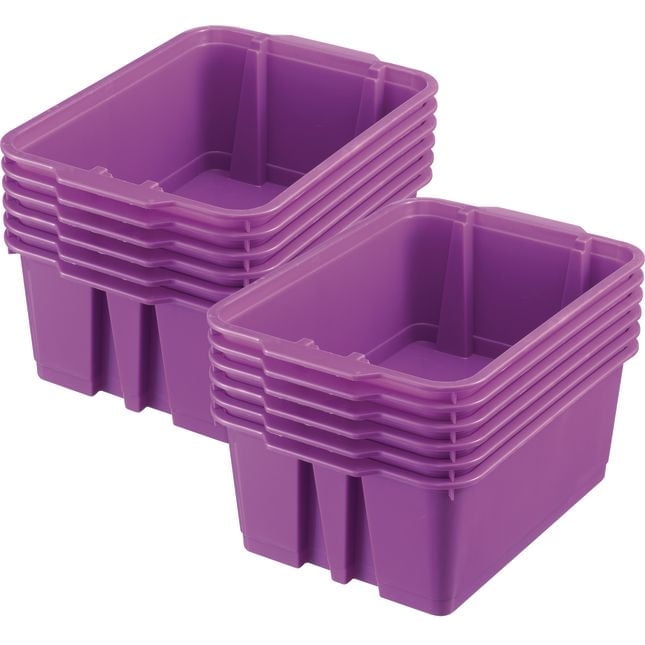 Classroom Stacking Bins - 12 bins - Walmart.com
