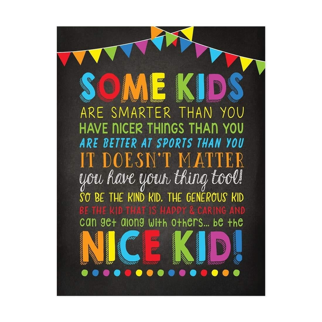 Classroom Teacher Wall Art Poster Signs Some Kids Are Smarter Than You ...