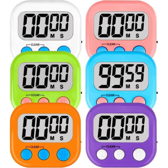 Classroom Timers for Kids Magnetic Digital Kitchen Cooking Teachers Gym ...