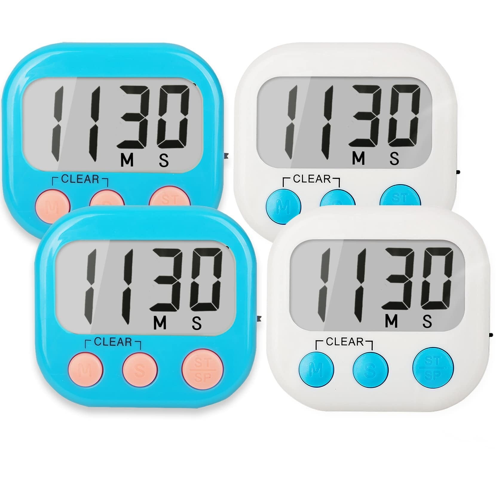 Classroom Timers for Teachers Kids Large Magnetic Digital Timer 2 Pack ...