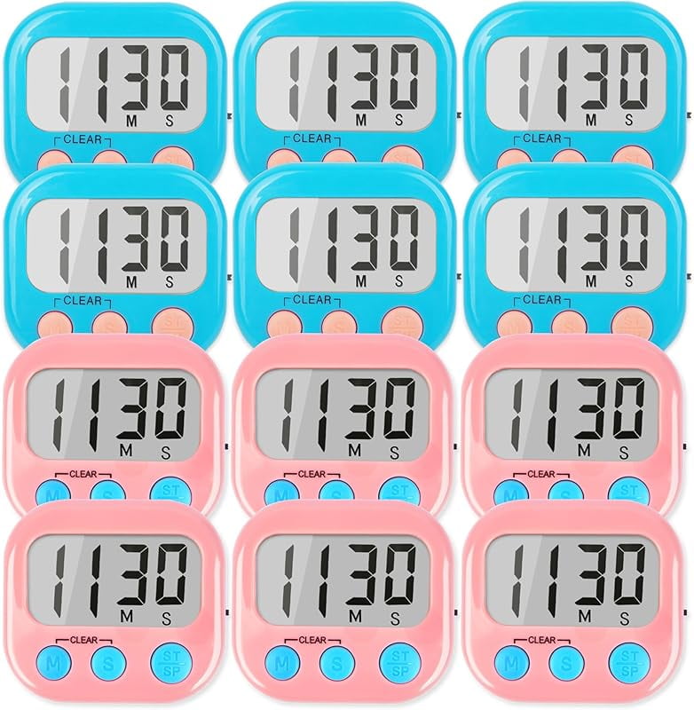 Classroom Timers for Teachers Kids Large Magnetic Digital Timer 2 pack ...