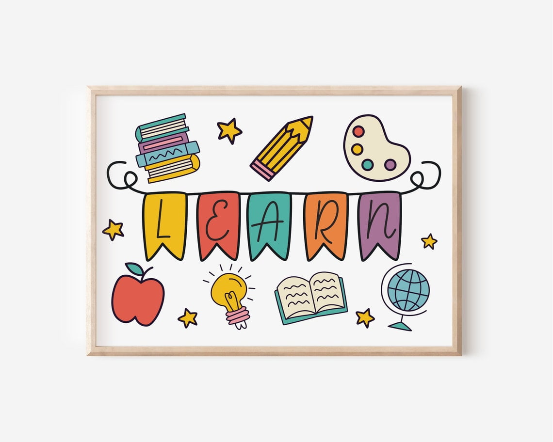Classroom Wall Art, Classroom Posters Quotes, Educational Wall Art ...