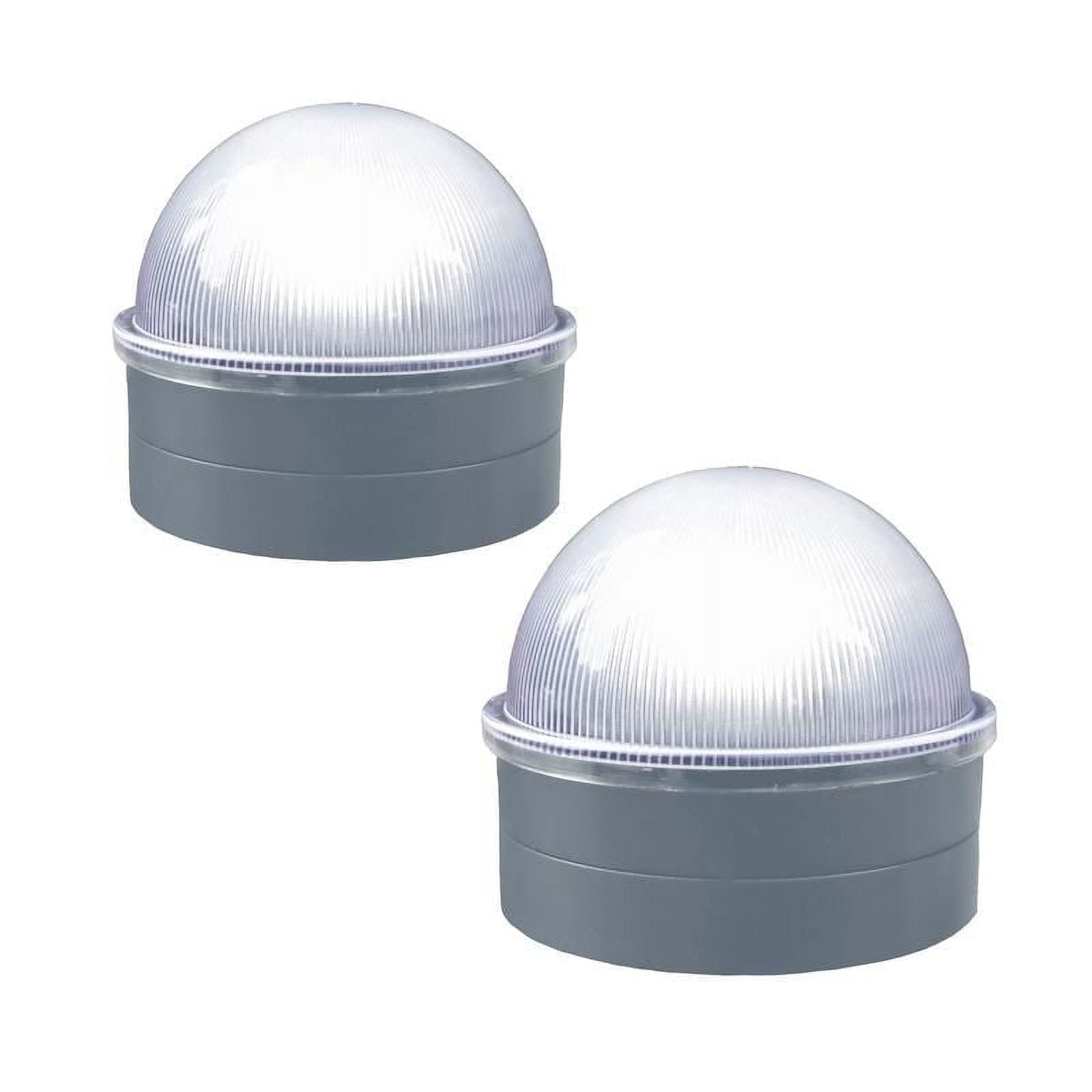 Classy Caps Silver Chainlink Summit Solar Cap with LED Light (2 Pack ...