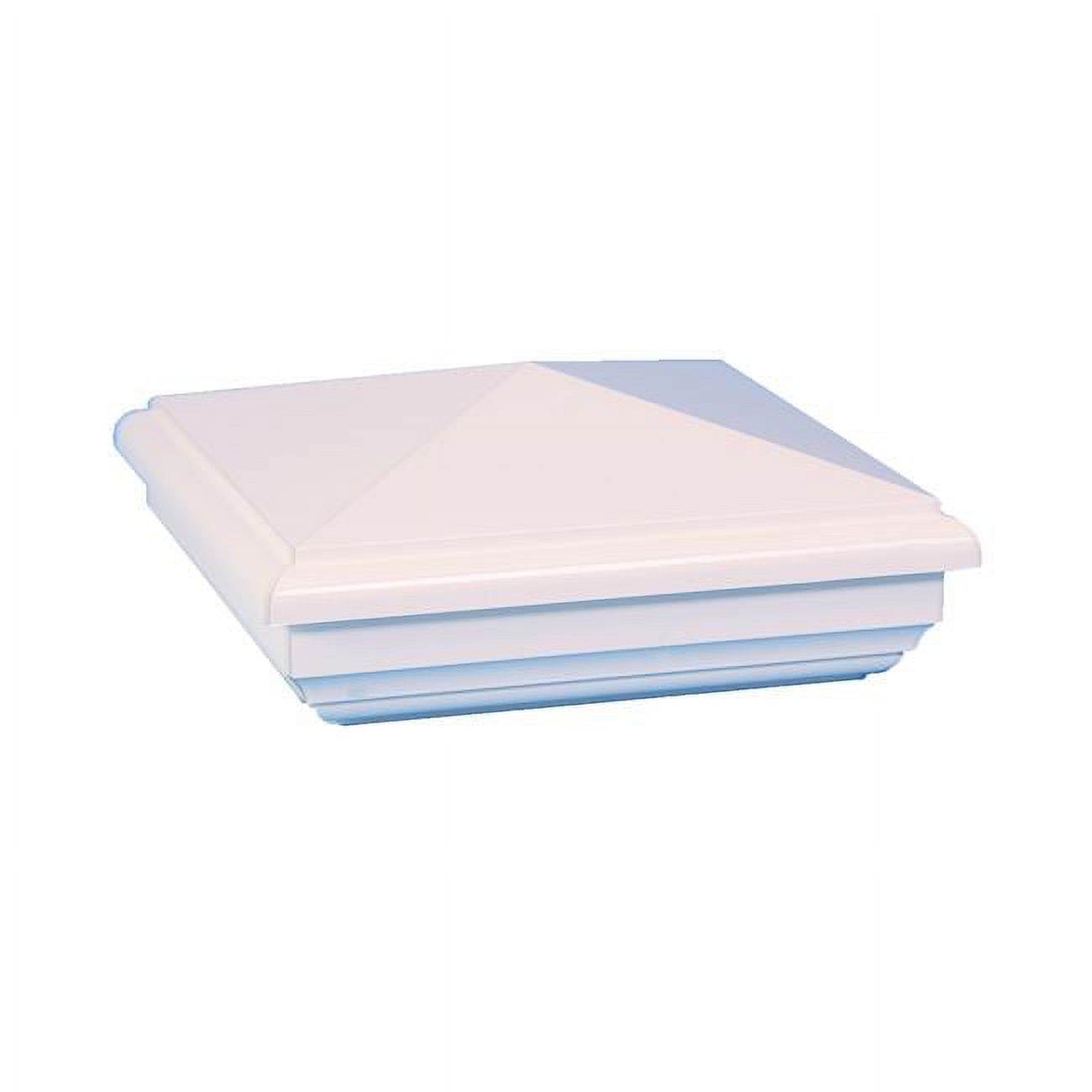 Classy Caps NEW ENGLAND PVC POST CAP 5X5 - White - Walmart.com