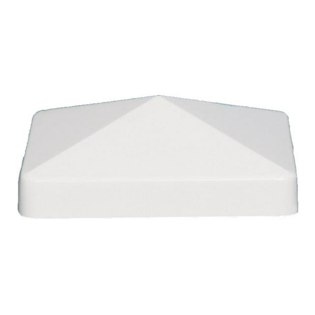Classy Caps PF755 5 x 5 Pyramid Pvc Post Cap- White - Walmart.com