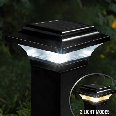 Lewiston Mailbox Post System with Ornate Base & Bayview Solar Lamp & 3 ...