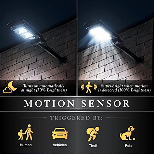 Classy Caps SSL810 Solar Motion Sensor Security Street Light - Wall Or ...