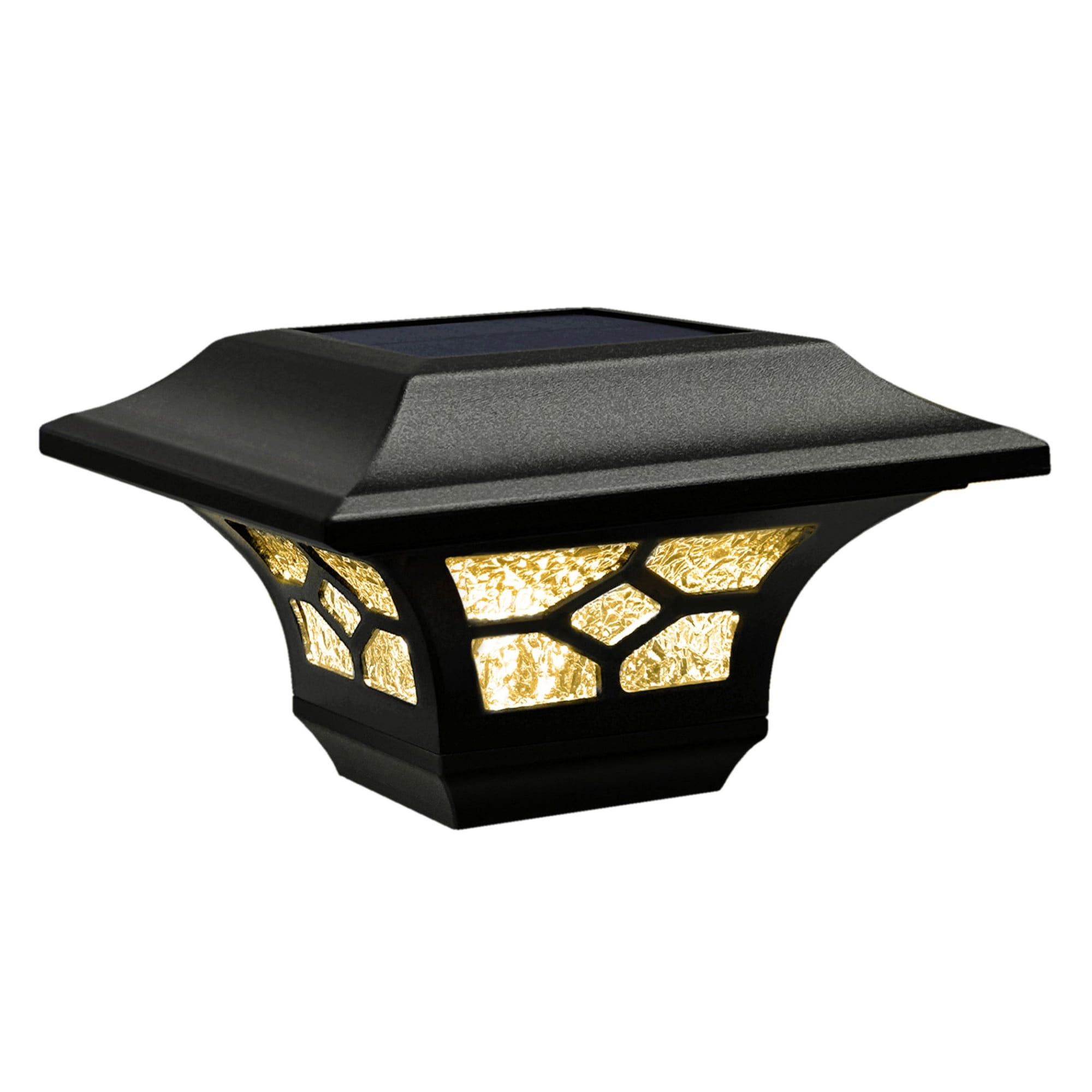 Classy Caps Slz332 Kingston 5" Wide Led Solar Powered Post Cap Light ...