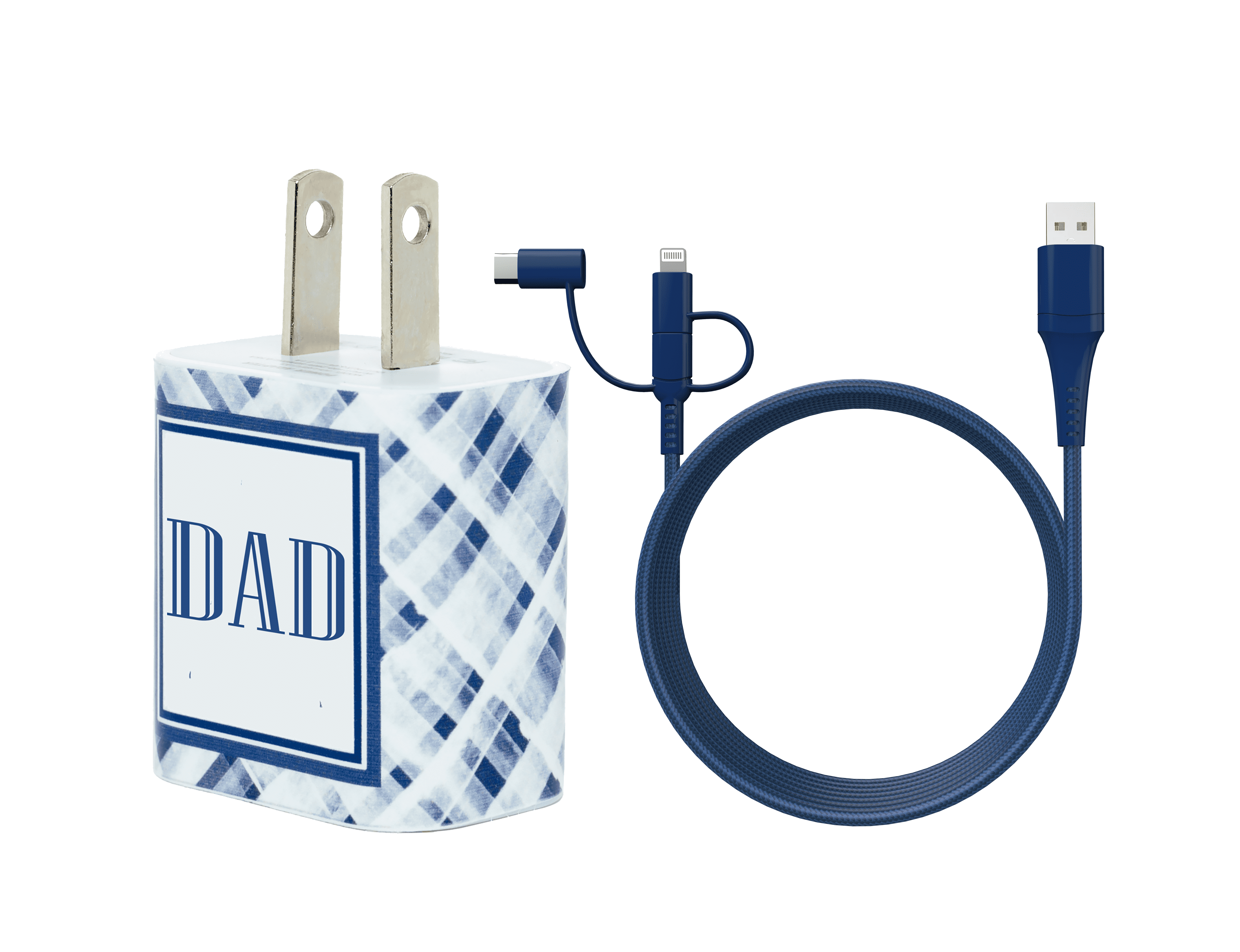 Classy Chargers Phone Charger Sets for iPhone & Android | 6 FT 3-in-1 ...