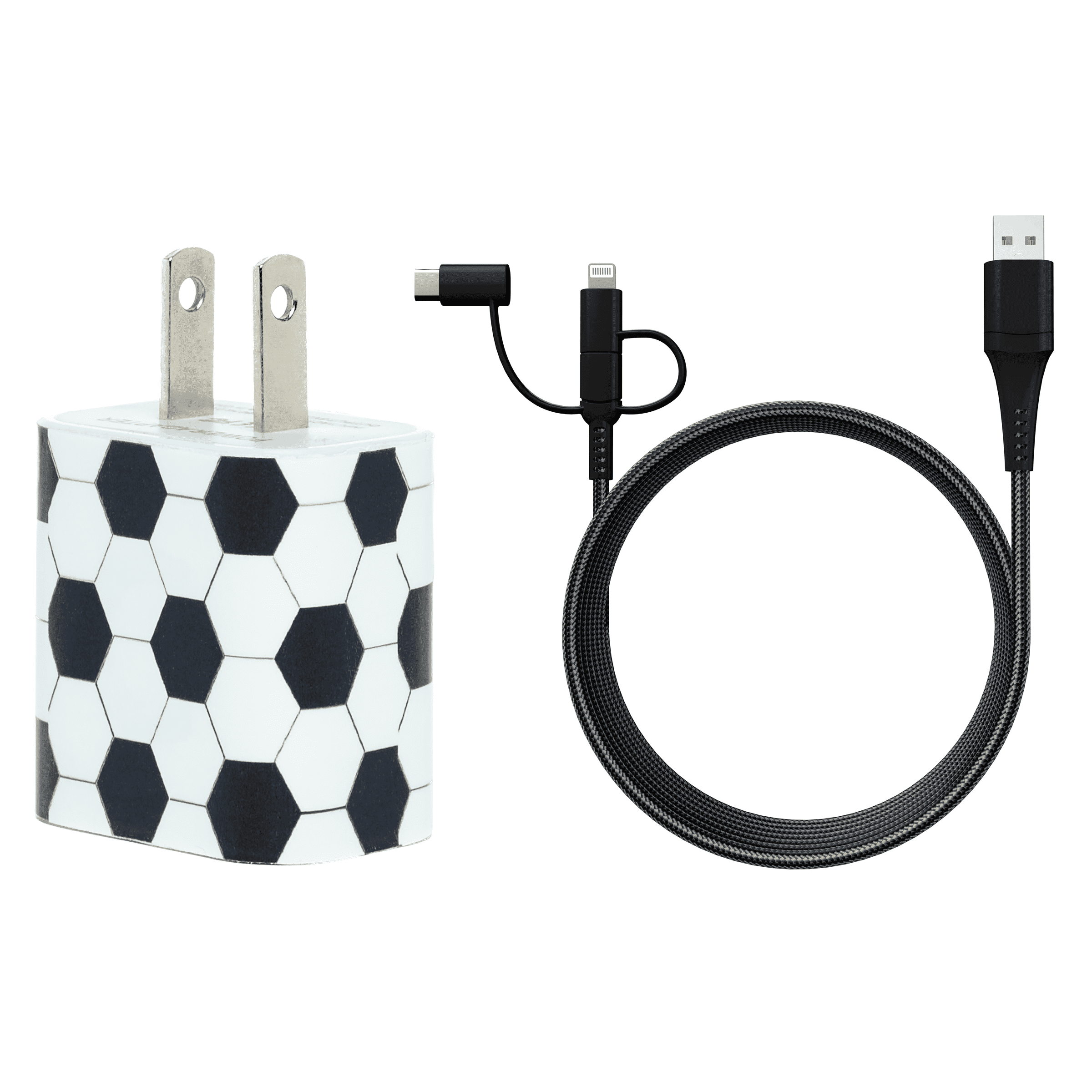 Classy Chargers Phone Charger Sets for iPhone & Android | 6 FT 3-in-1 ...