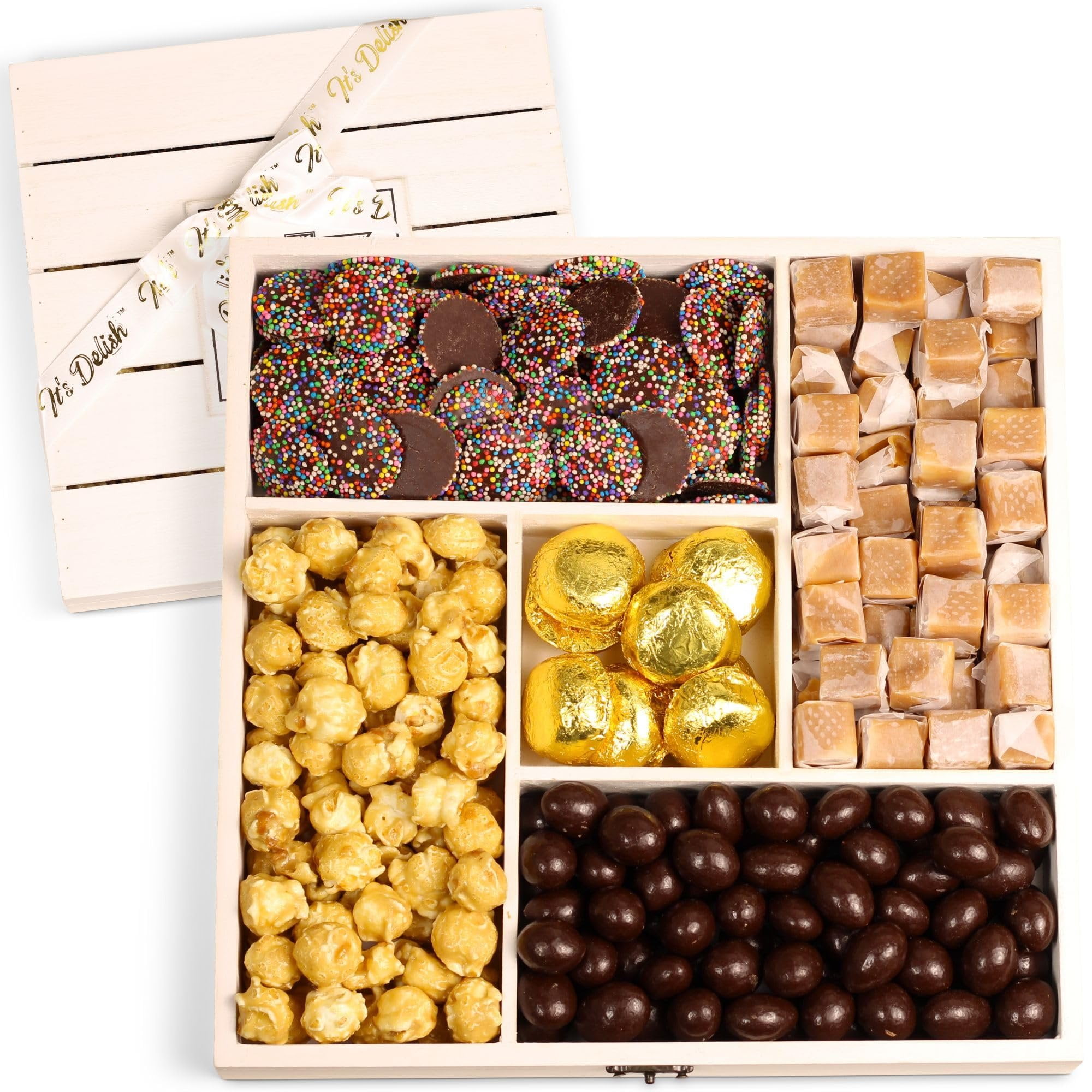 Classy Chocolate Candy Gift Tray - by It's Delish Candy Gift Basket in ...