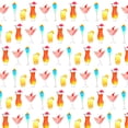 Classy Cocktails Happy Hour Drinks Pattern Premium Roll Gift Wrap ...