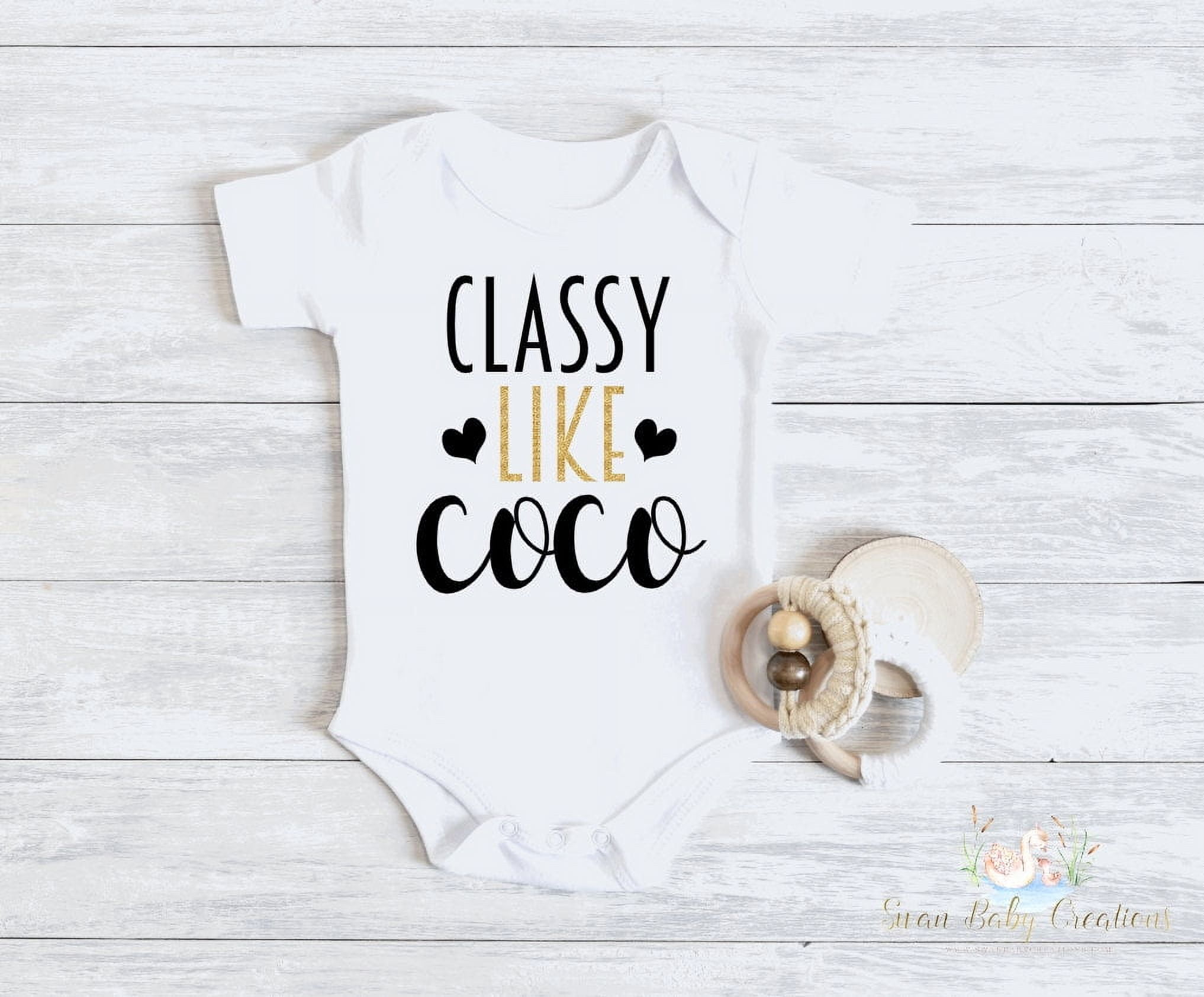 Classy Like Coco Bodysuit Gift For New Mom Baby Shower Gift Girly ...