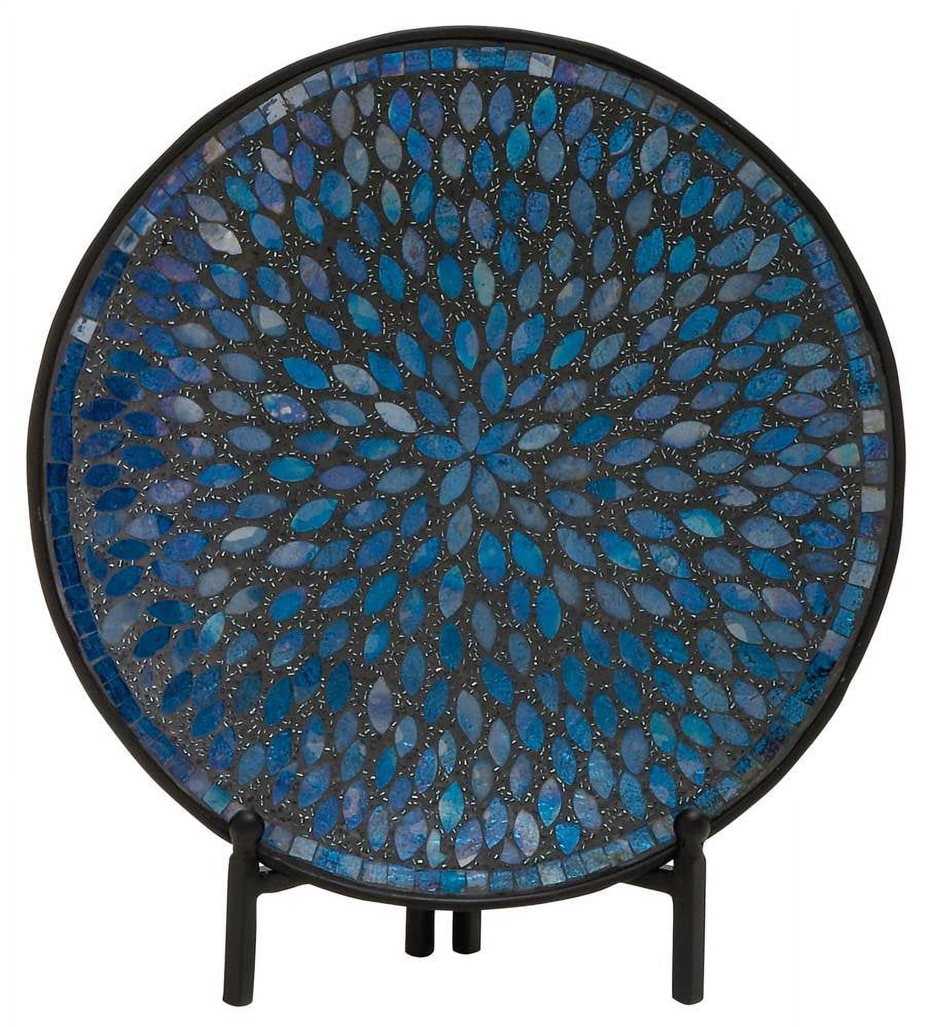 Classy Metal Mosaic Platter With Stand - Walmart.com