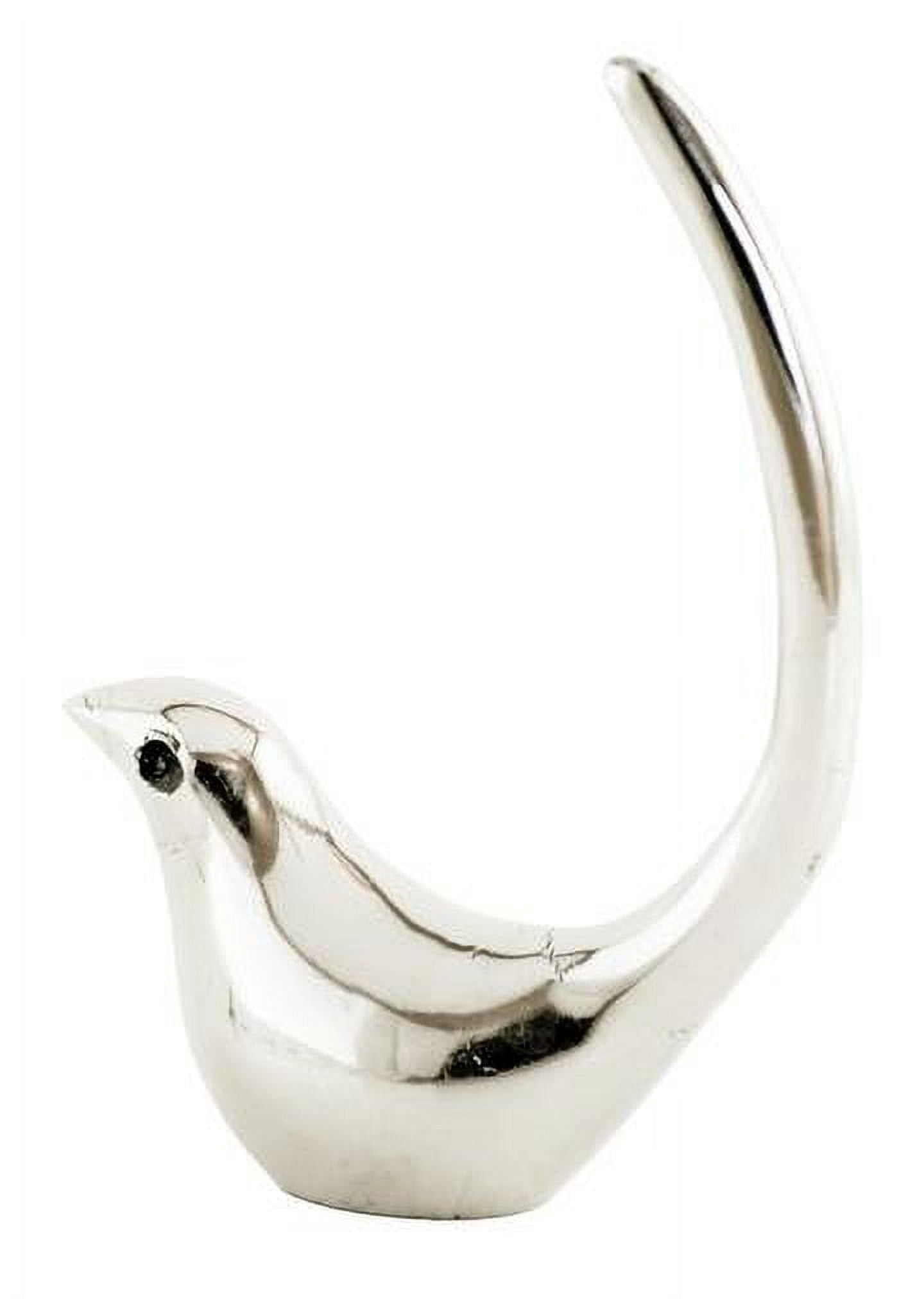 Vibhsa Mirror Bird Nature Jewelry Holders & Organizers, Aluminum, 0.40 ...