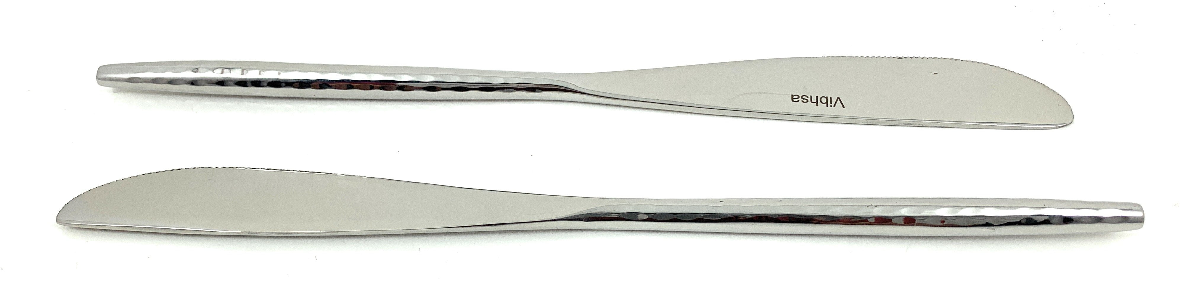 Classy R Us LLC VIBHSA Stainless Steel Dinner Knives Set of 6 Pieces ...