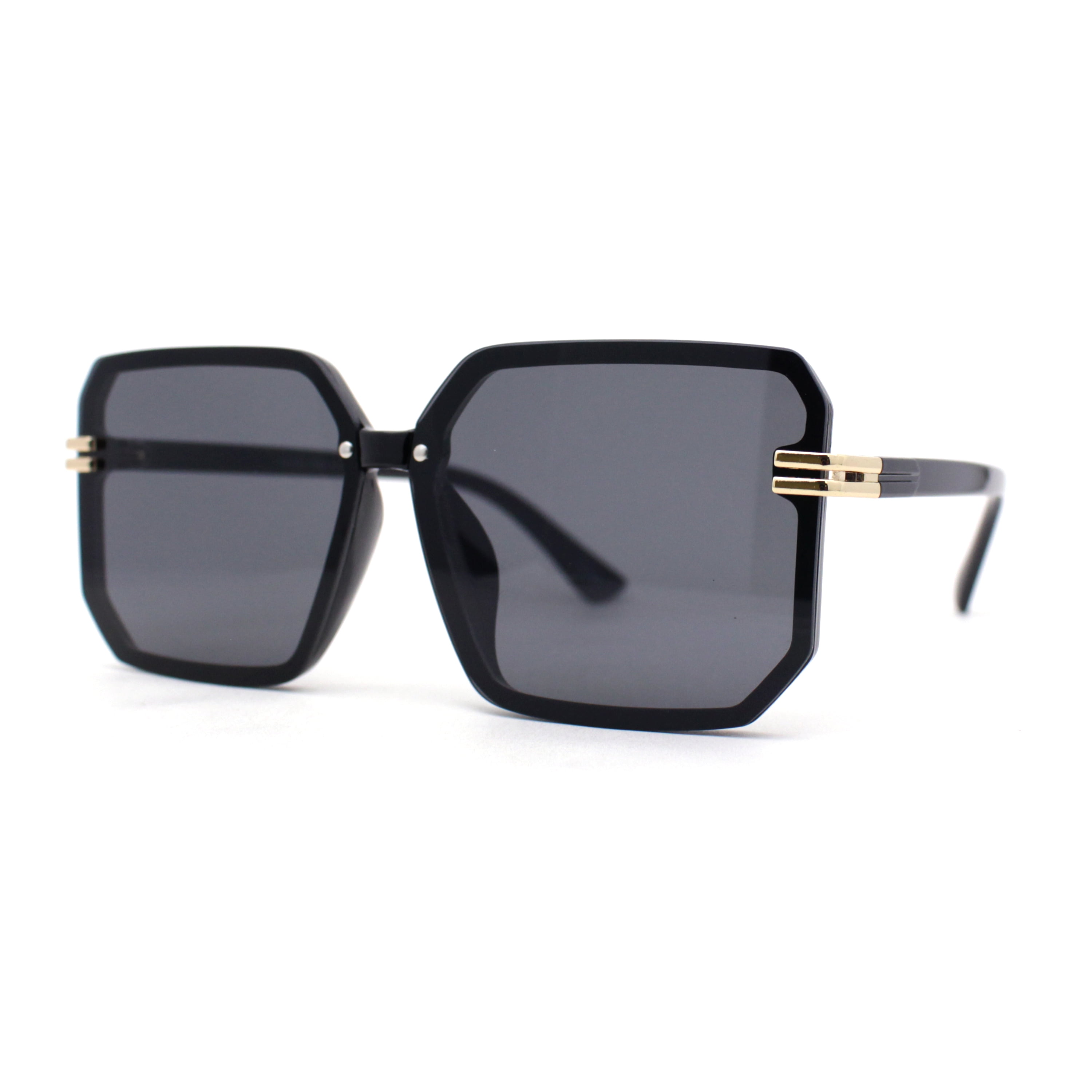 Classy Rimless Squared Rectangle Luxury Plastic Fashoin Sunglasses All ...