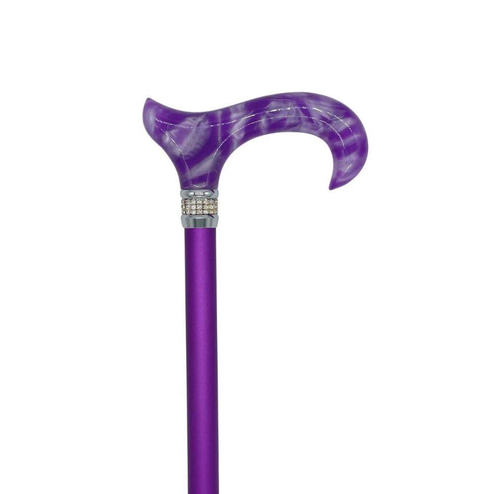Classy Designer Walking Canes, Adjustable for Adults with Purple ...