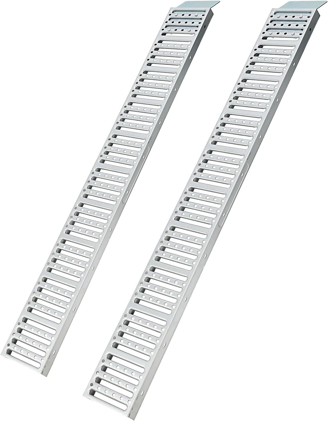 ClassyThreads 72x9 Inch Steel Loading Ramp, 1000 lbs Capacity Anti-Slip ...