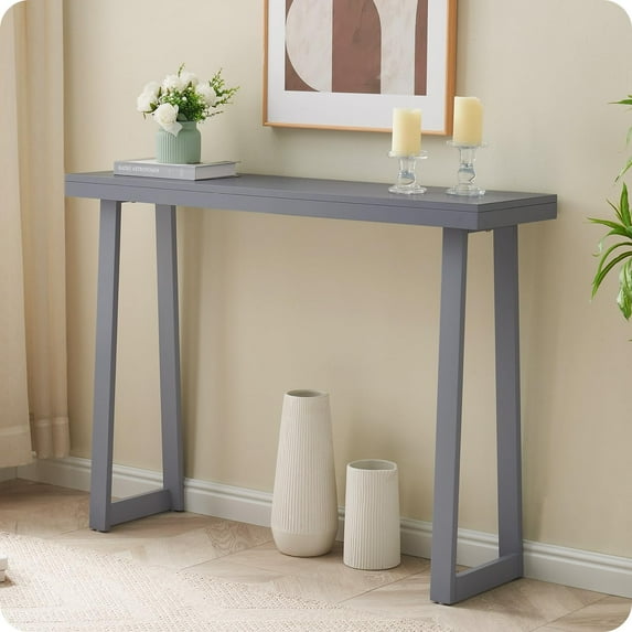 Claude 44-Inch Console Entryway Table, Narrow Sofa Table for Behind ...