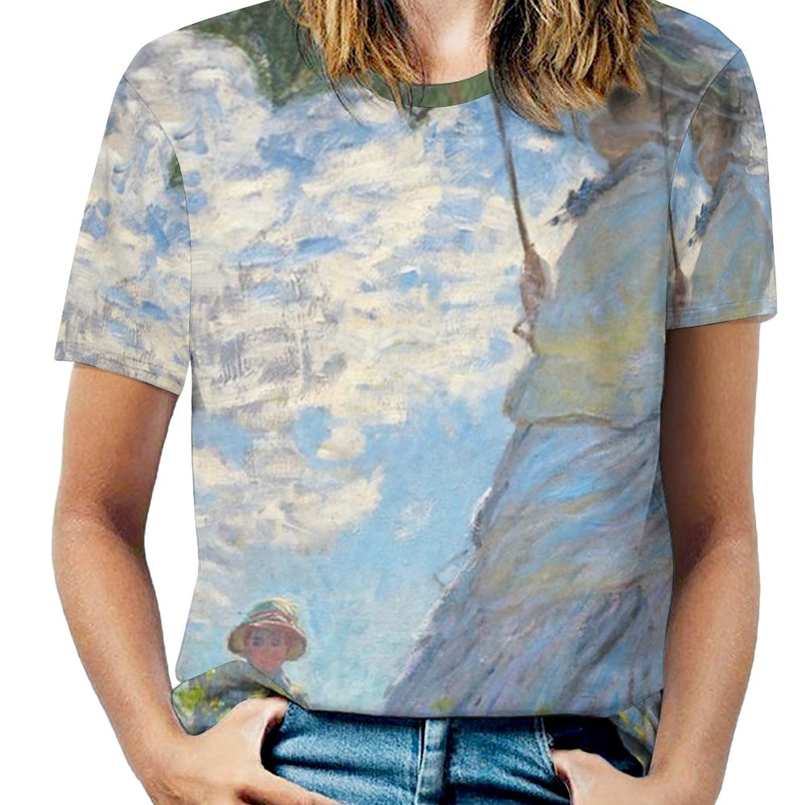 . Claude Art Painter Oil Painting Canvas Women Zipper Sexy Printed ...