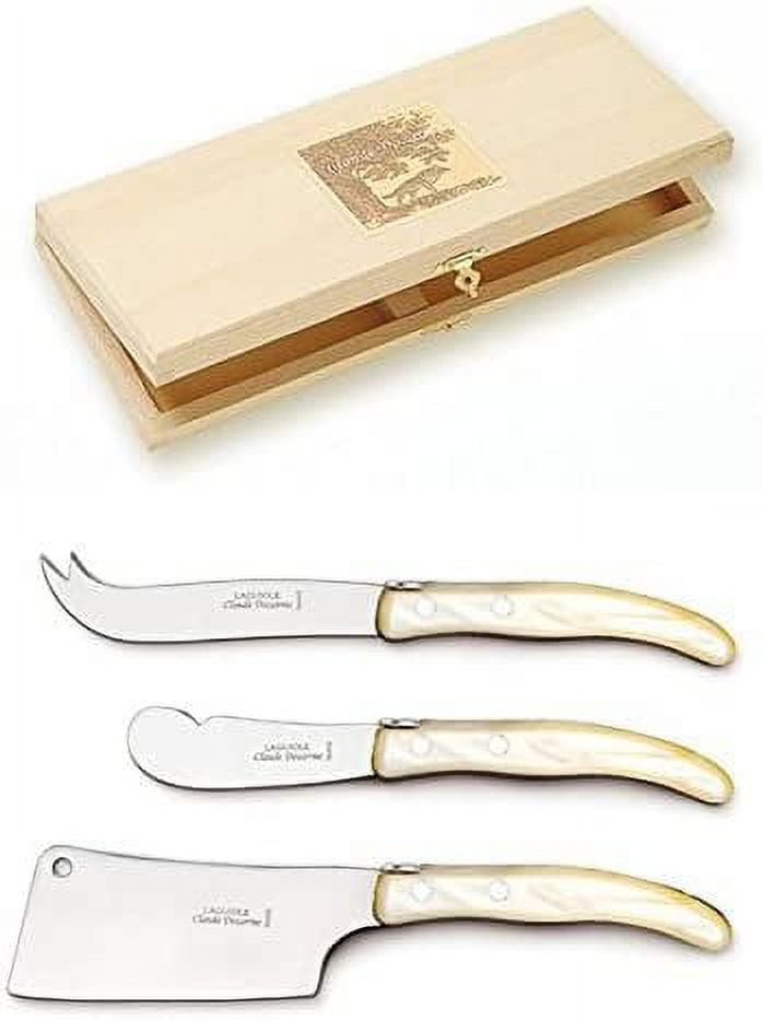 Claude Dozorme 3pc Cheese Set Mother of Pearl color handle - Walmart.com