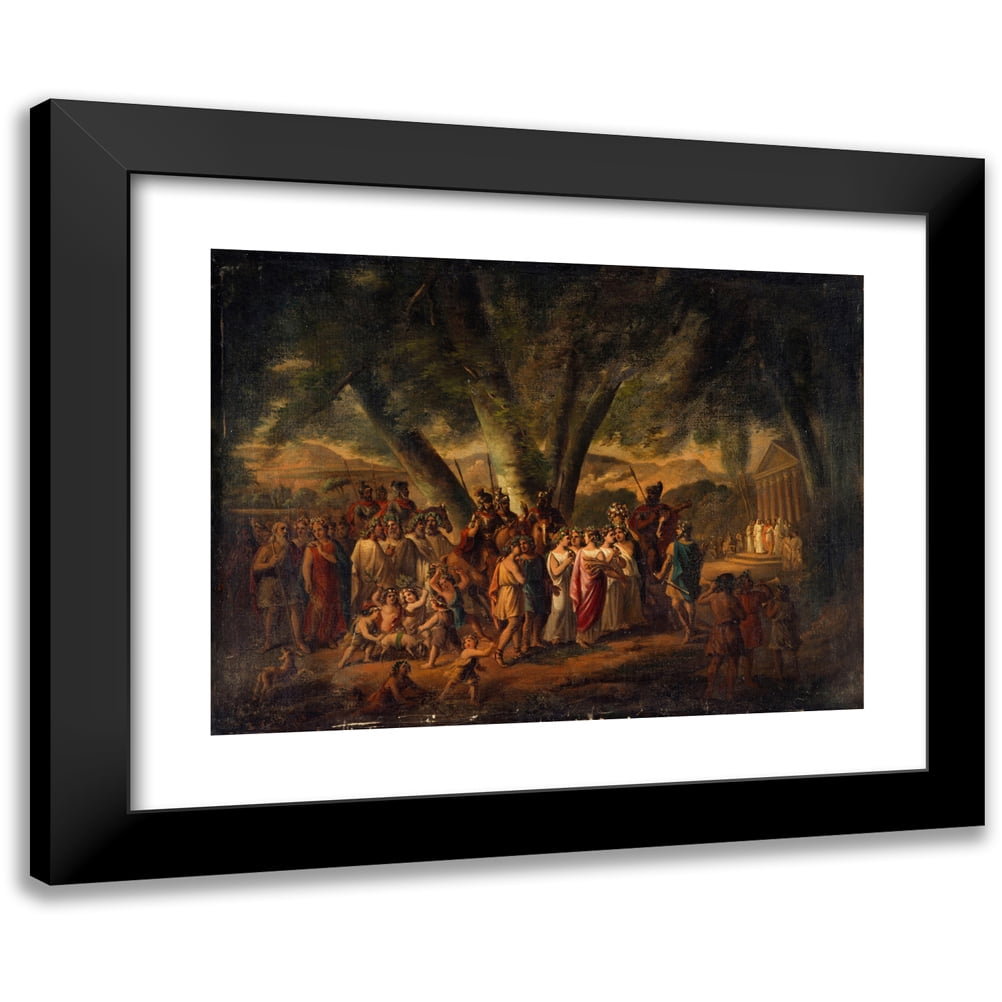 Claude Joseph Curty 14x11 Black Modern Framed Museum Art Print Titled ...