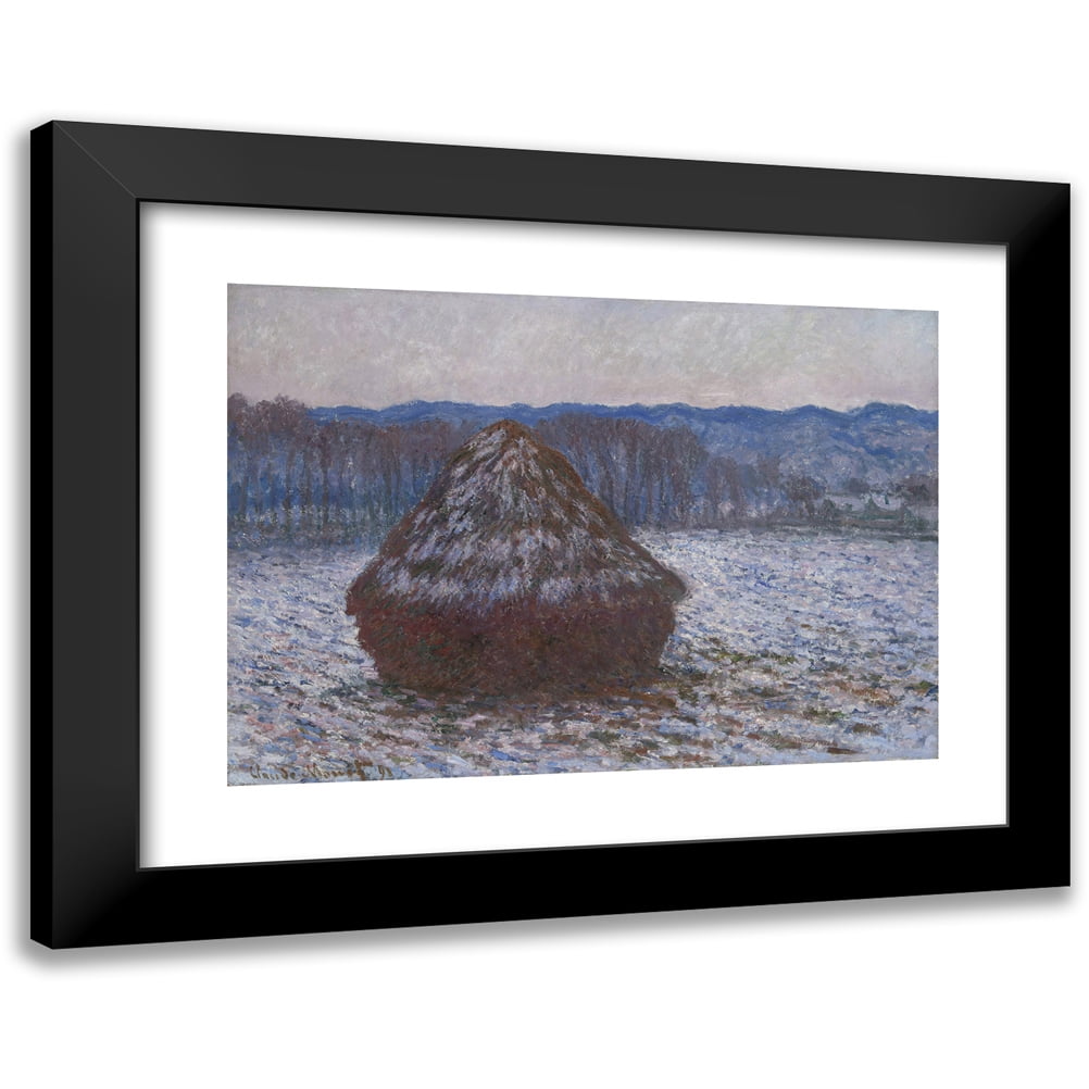 Claude Monet 14x11 Black Modern Framed Museum Art Print Titled - Stack ...