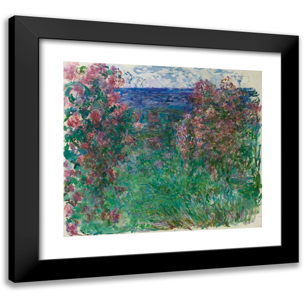 Claude Monet 14x12 Black Modern Framed Museum Art Print Titled - The ...