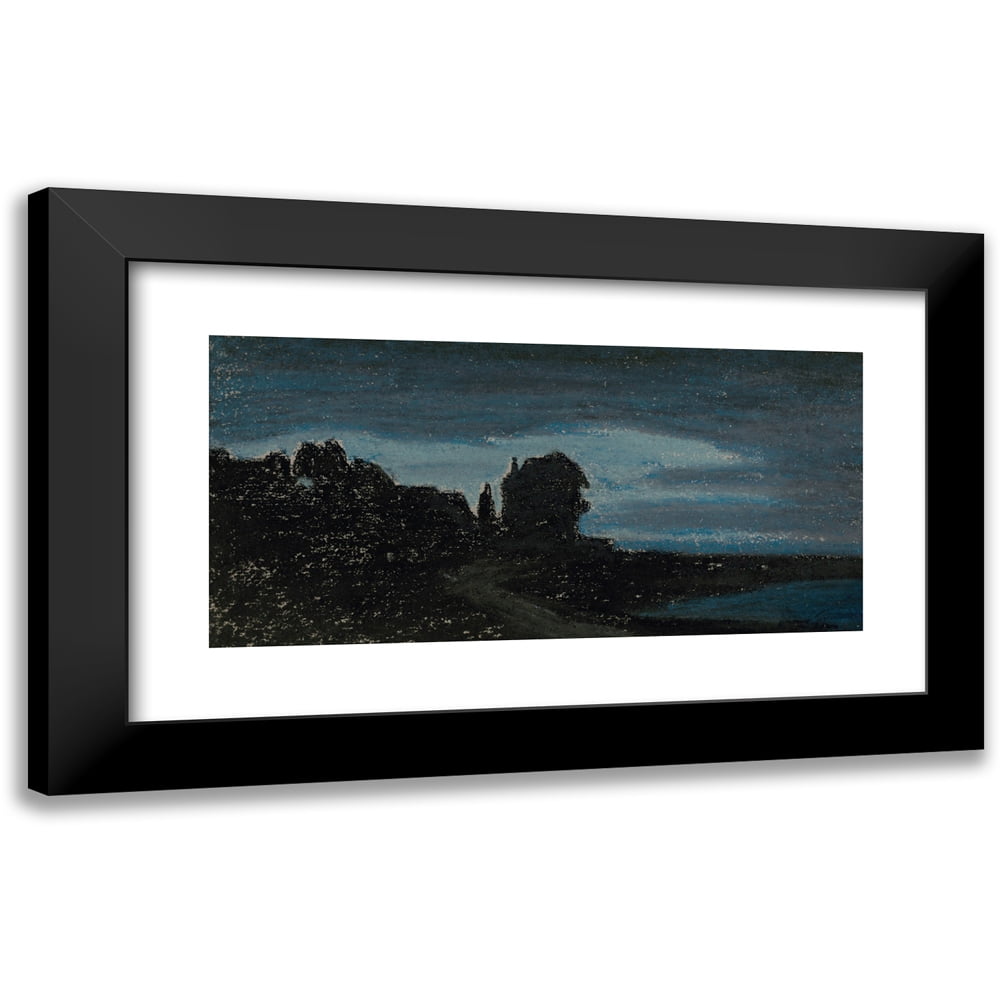 Claude Monet 14x9 Black Modern Framed Museum Art Print Titled - Yport ...