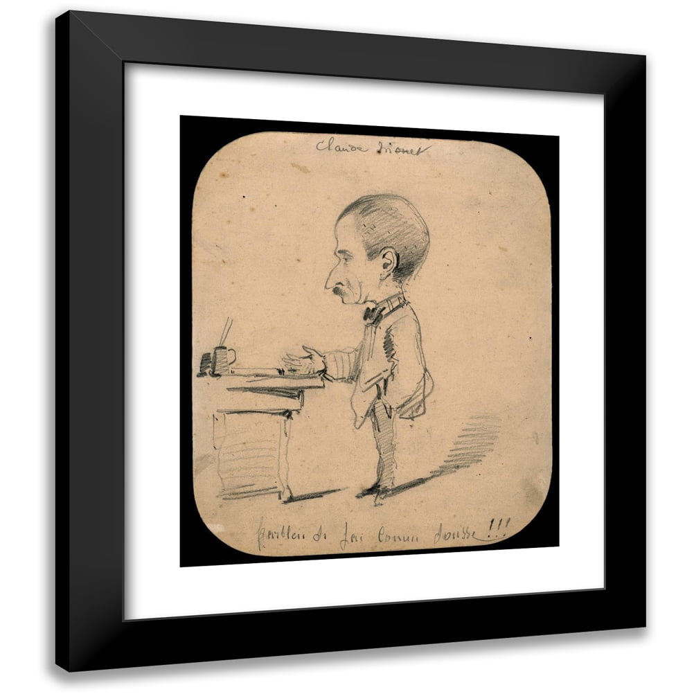 Claude Monet 15x17 Black Modern Framed Museum Art Print Titled ...