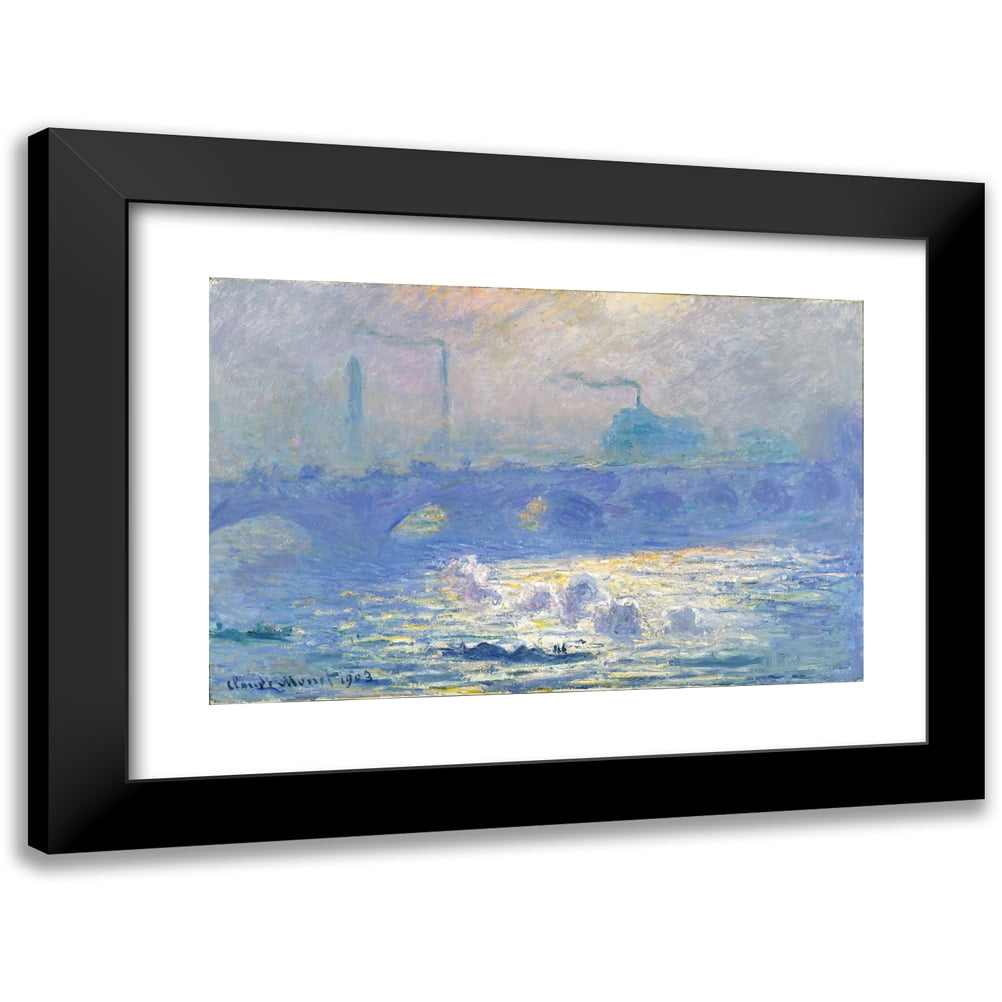 Claude Monet 18x13 Black Modern Framed Museum Art Print Titled ...